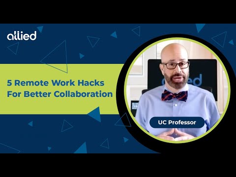 5 Remote Work Hacks For Better Collaboration | Allied Telecom