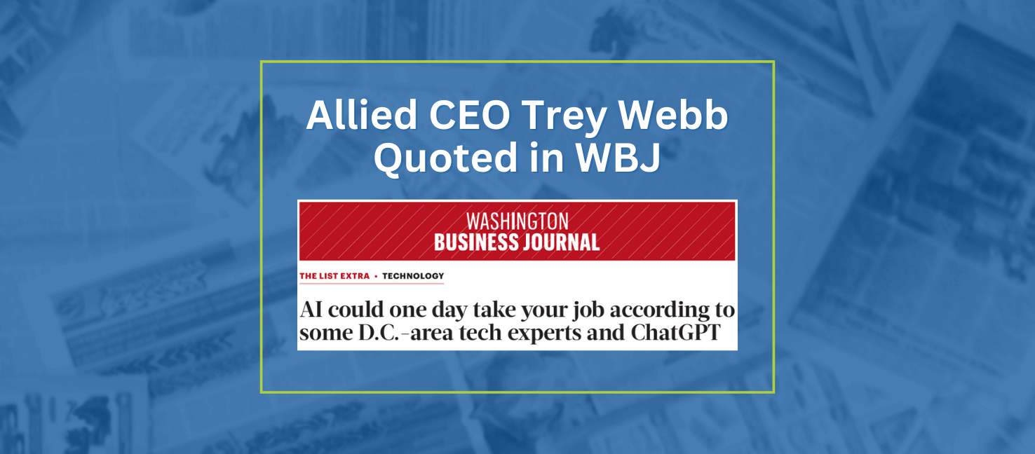 Will AI Take Your Job? Allied CEO Trey Webb and Other Area Experts ...